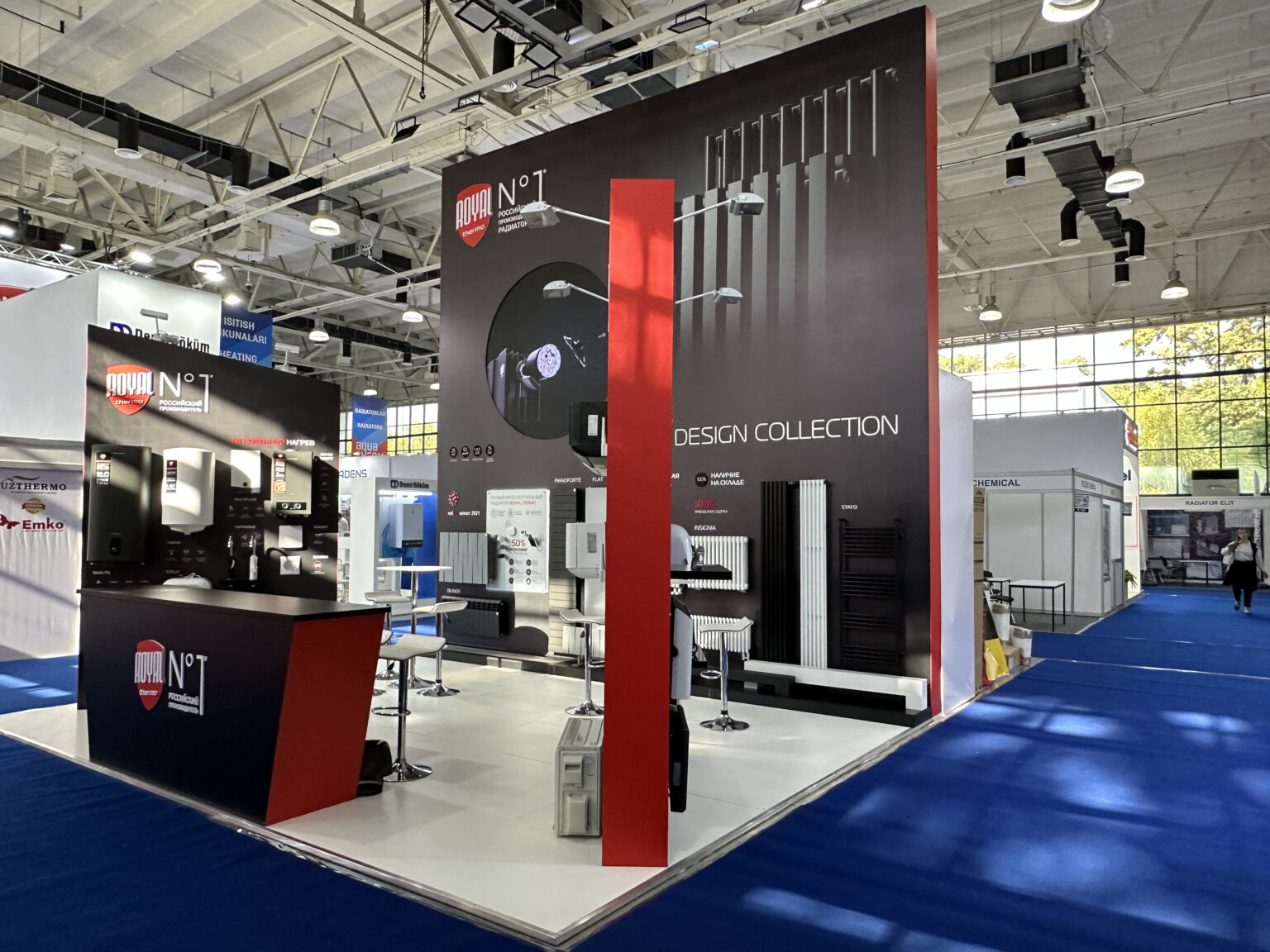 Construction of exclusive exhibition stands